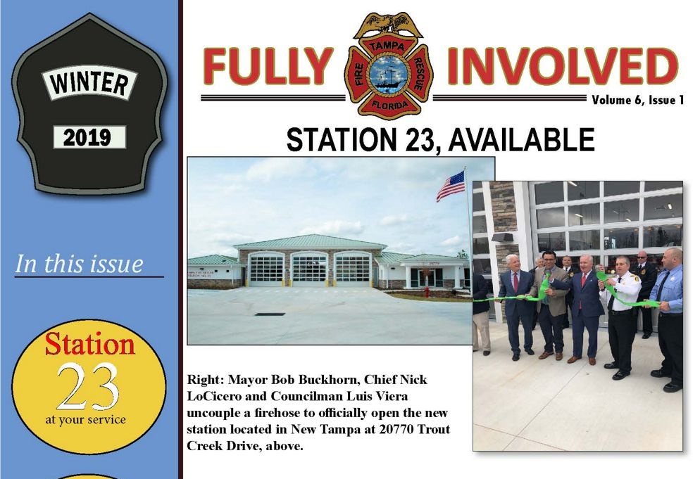 Fully Involved Vol 6 Issue 1 - Firemens Benevolent Association of Tampa